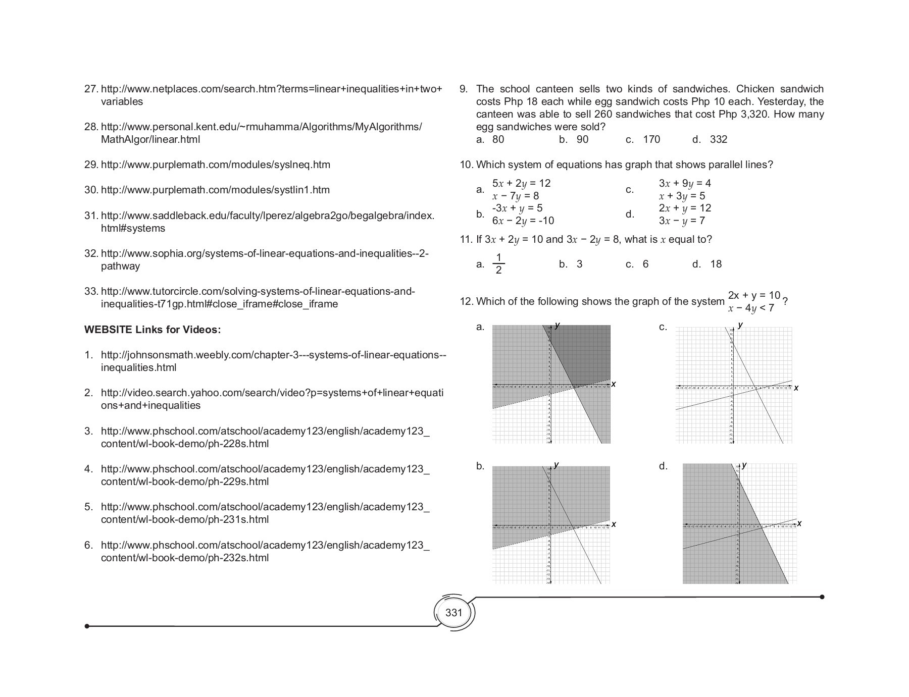 Mathematics Grade 8 Part 1 - Palawan BlogOn - Page 332 | Flip PDF ...