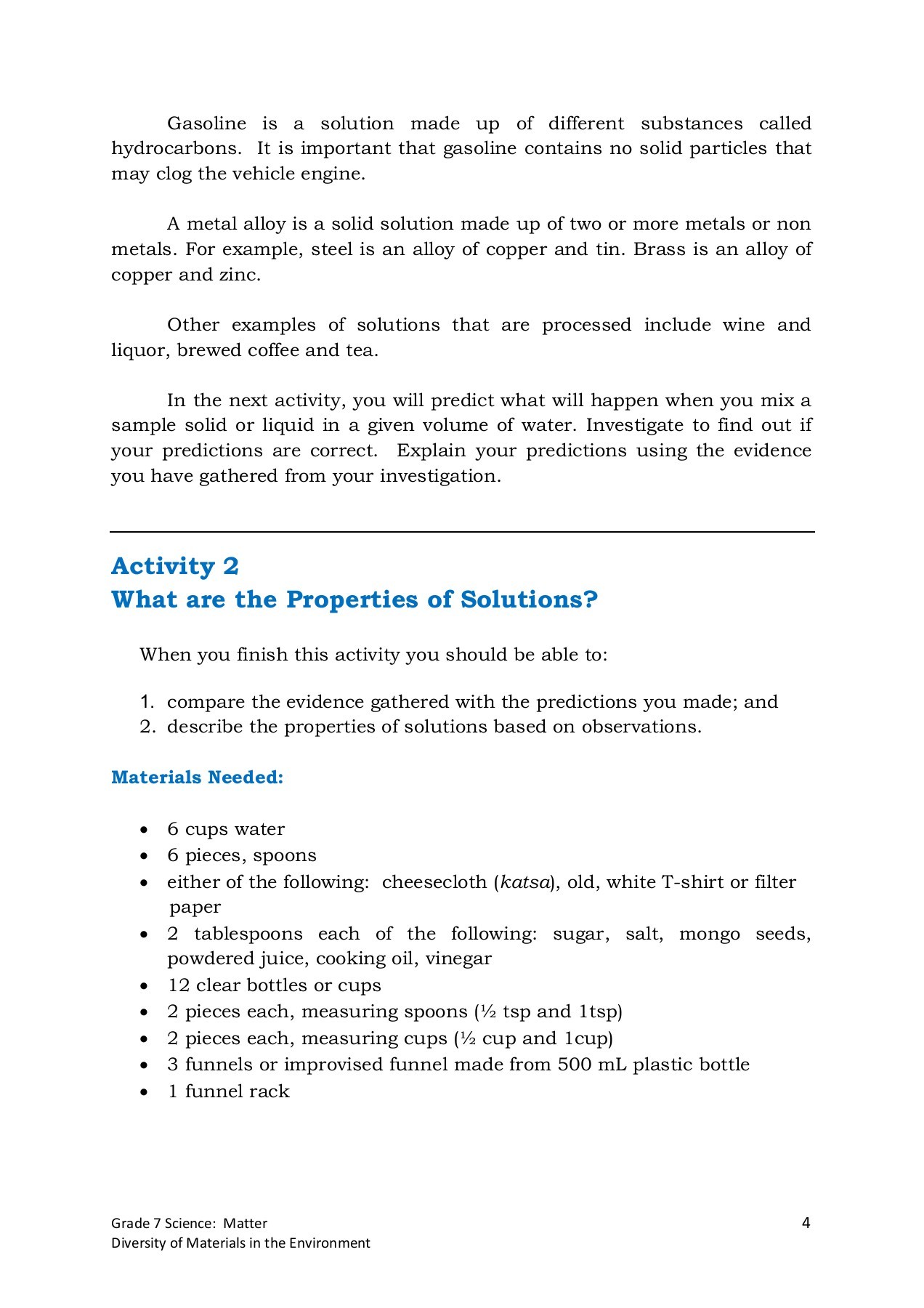 Science Grade 7 - Palawan BlogOn - Page 9 | Flip PDF Online | PubHTML5
