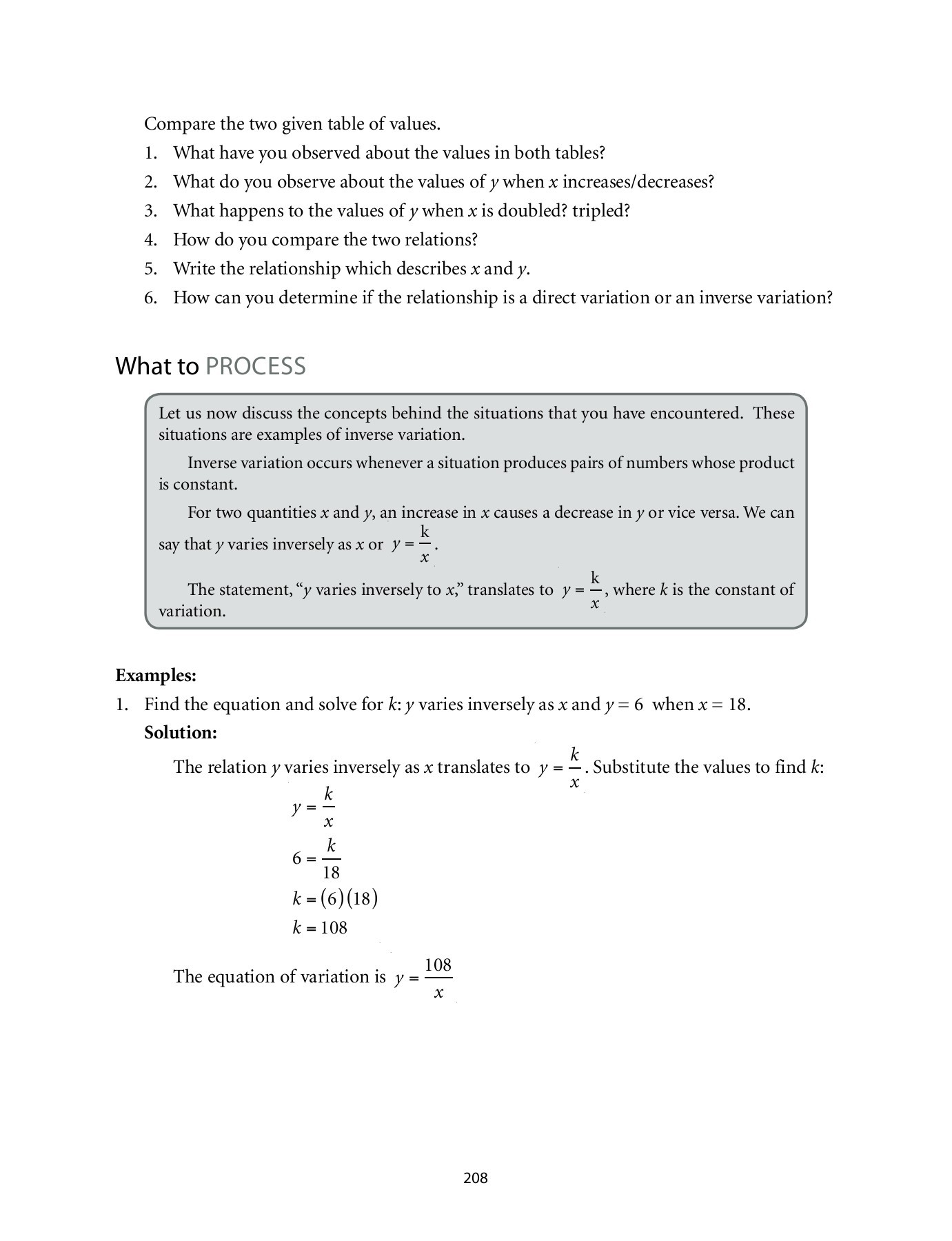 Math Grade 9 Part 1 - Palawan BlogOn - Page 218 | Flip PDF Online ...