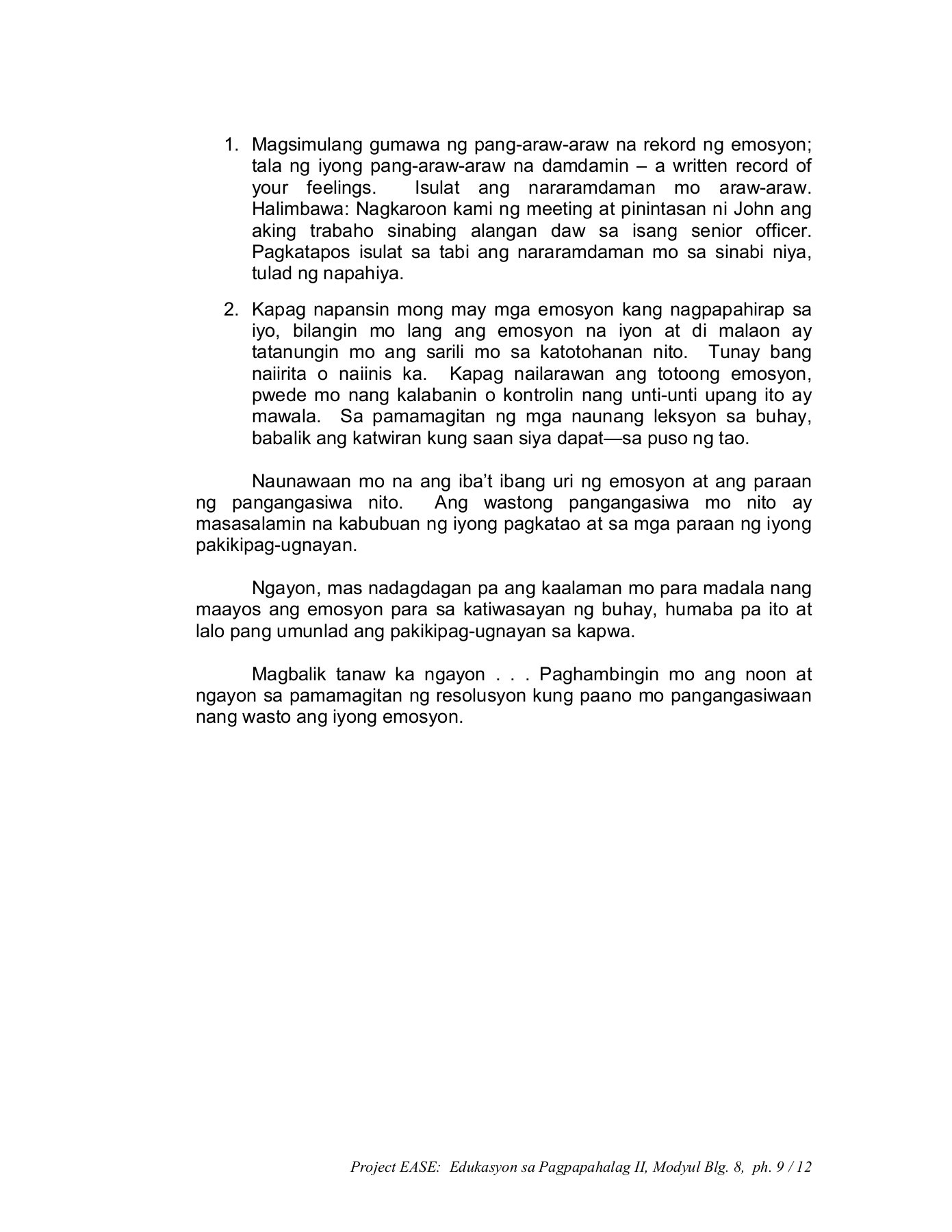 Edukasyon Sa Pagpapakatao II - Palawan BlogOn - Pahina 89 | Online na ...