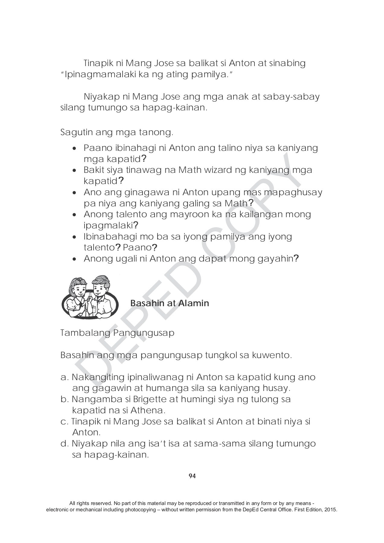 Mother Tongue Grade 3 - Palawan BlogOn - Page 99 | Flip PDF Online ...