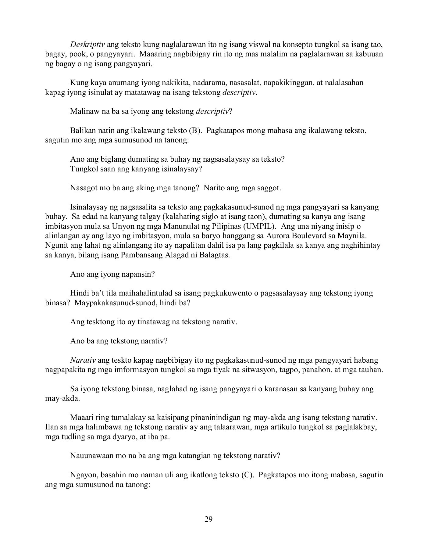 FILIPINO 2 Part 1 - Palawan BlogOn - Pahina 293 | Online na PDF | PubHTML5