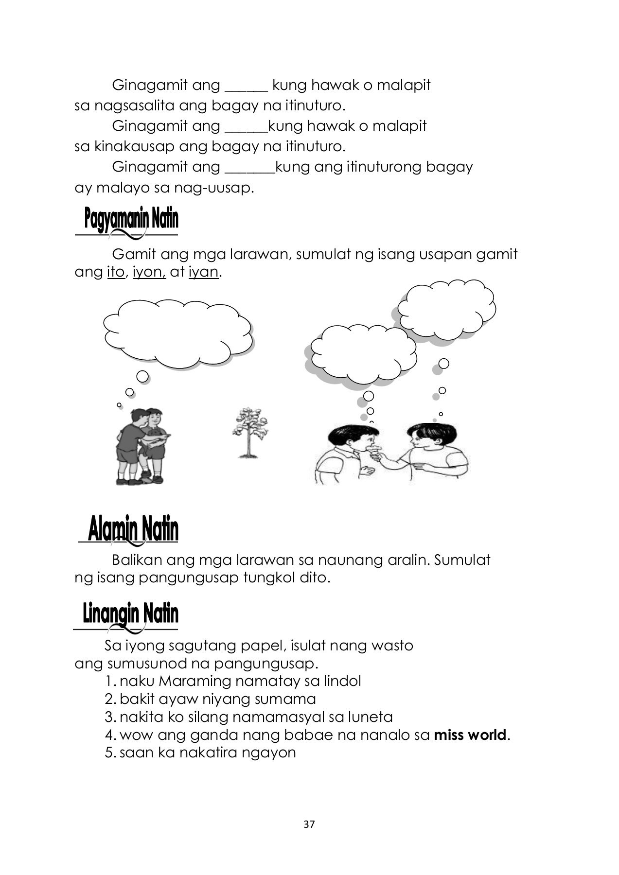 Filipino Grade 3 - Palawan BlogOn - Pahina 38 | Online na PDF | PubHTML5
