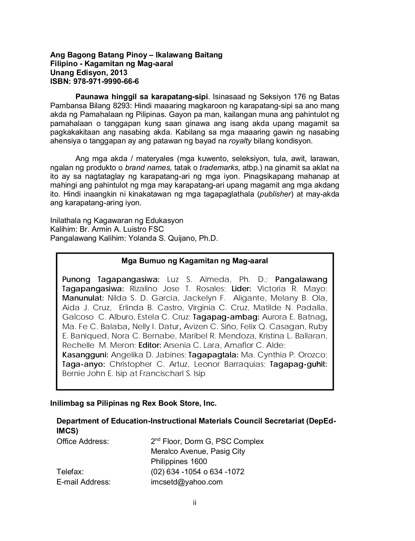 Filipino Grade 2 Part 1 - Palawan BlogOn - Pahina 155 | Online na PDF ...