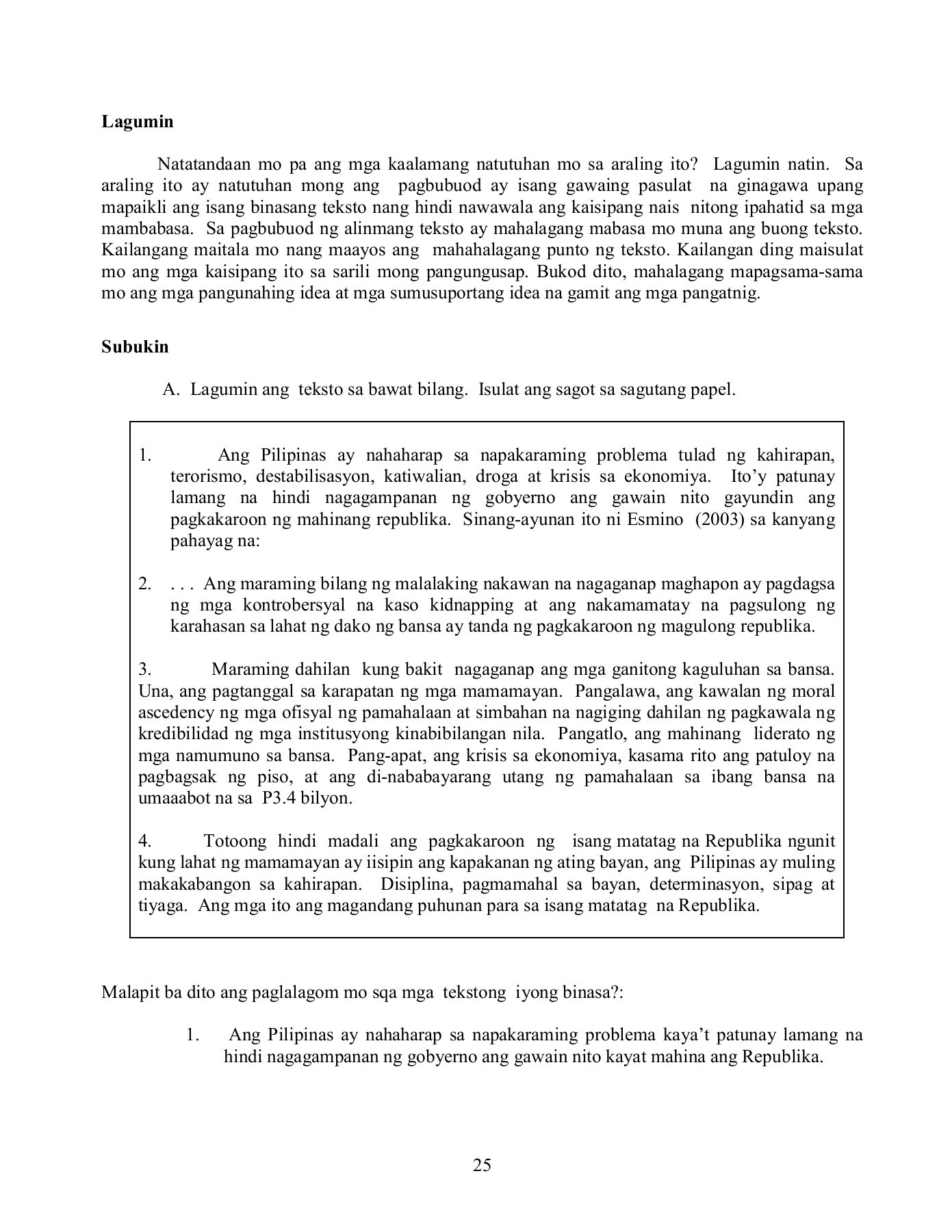 FILIPINO 1 part2 - Palawan BlogOn - Page 159 | Flip PDF Online | PubHTML5