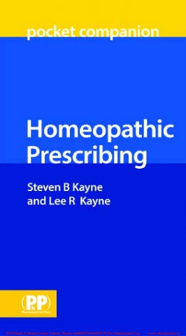 Homeopathic Prescribing Pocket Companion-Steven
