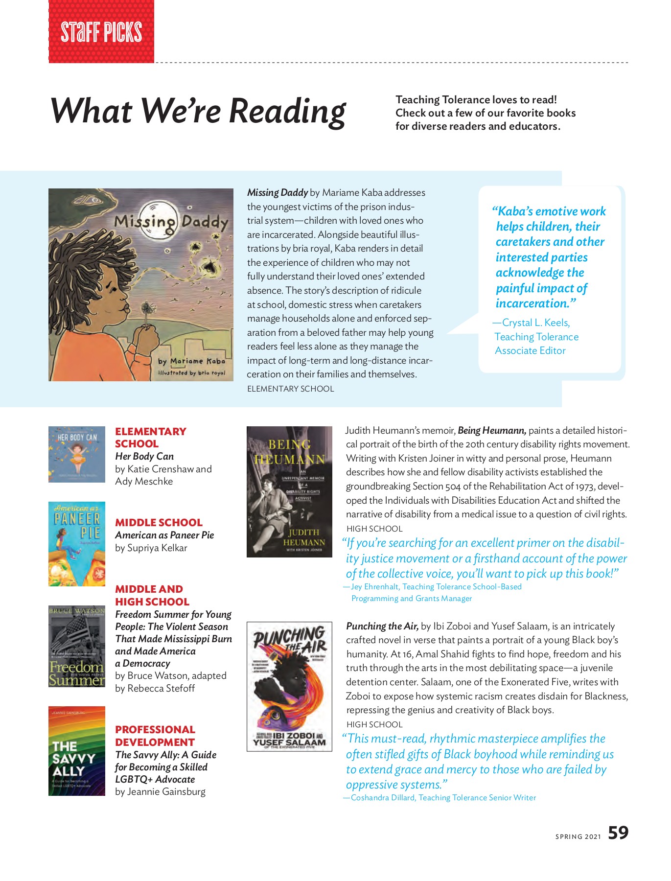 Teaching Tolerance Magazine - Callamilk - Page 61 | Flip PDF Online ...