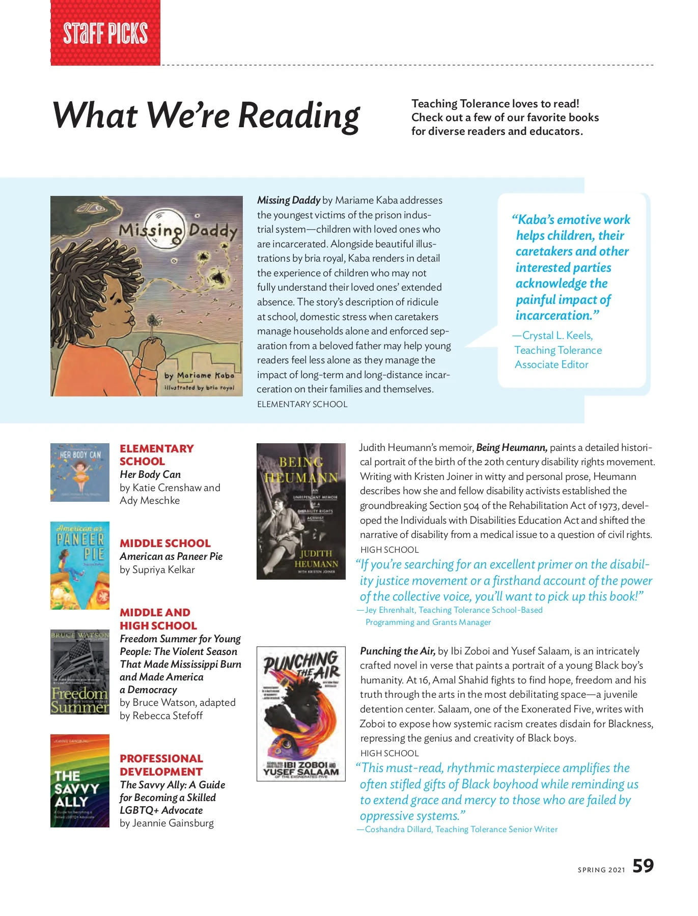 Teaching Tolerance Magazine - Callamilk - Page 61 | Flip PDF Online ...