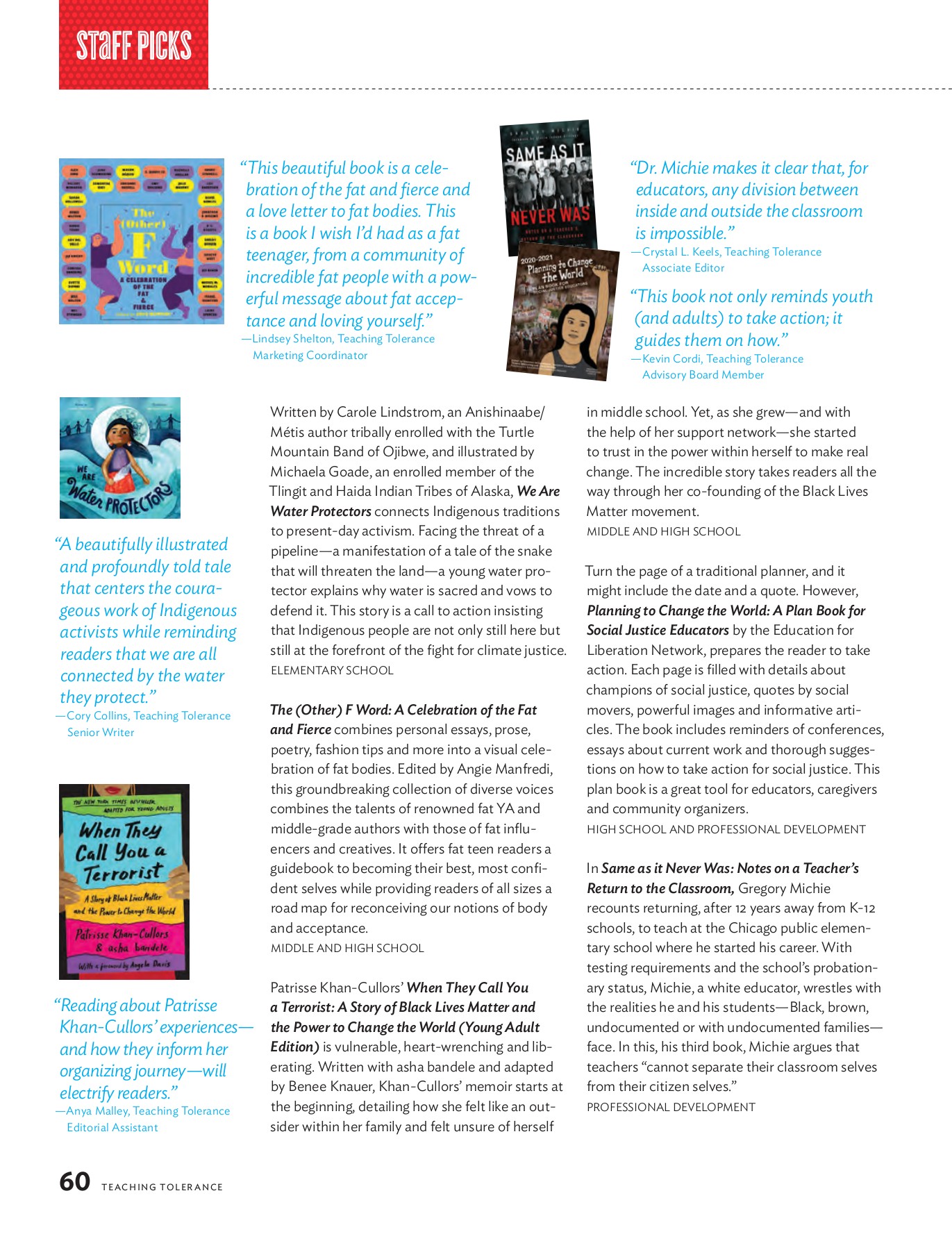 Teaching Tolerance Magazine - Callamilk - Page 62 | Flip PDF Online ...