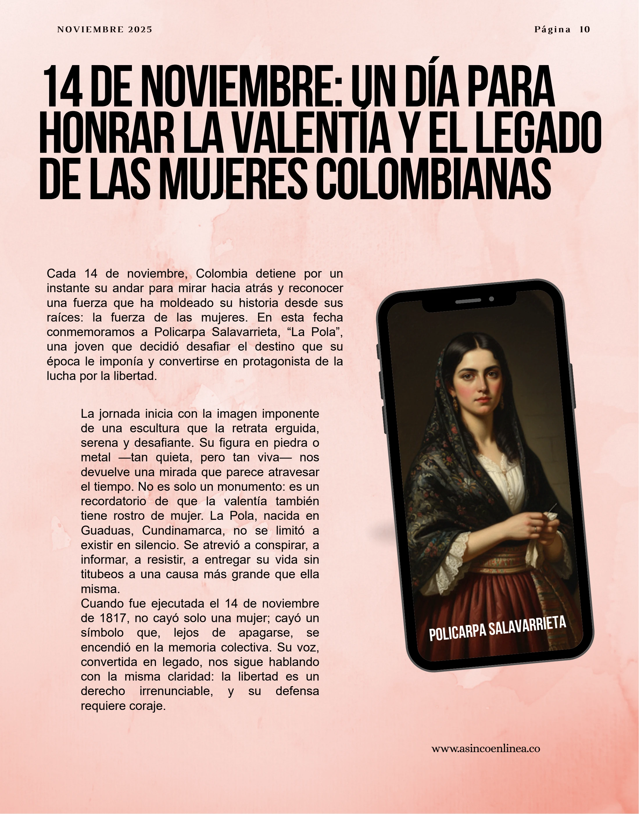 Noviem 2025 edición 63 (1) - Asinco Integración Comunitaria - Página 10 ...