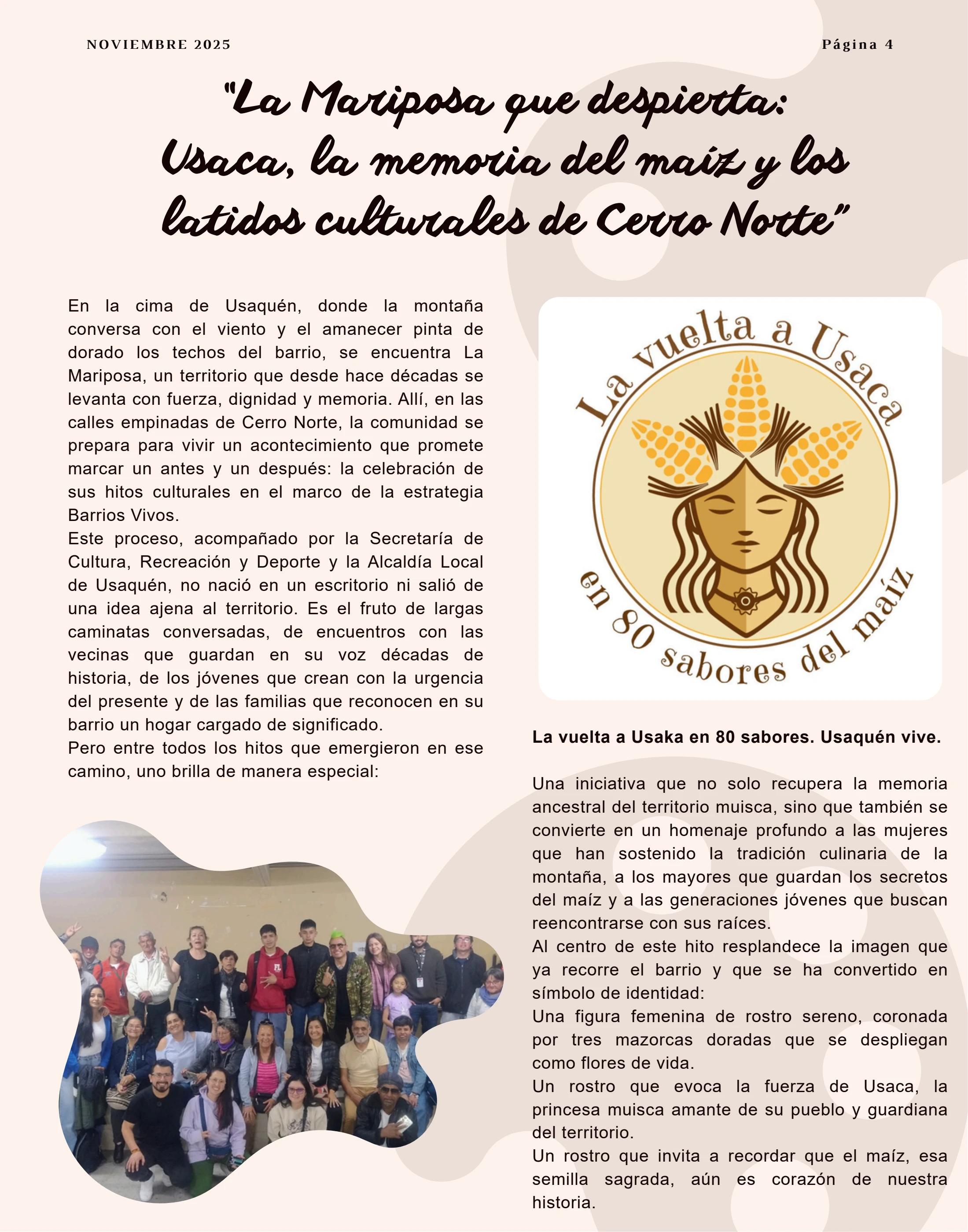 Noviem 2025 edición 63 (1) - Asinco Integración Comunitaria - Página 4 ...