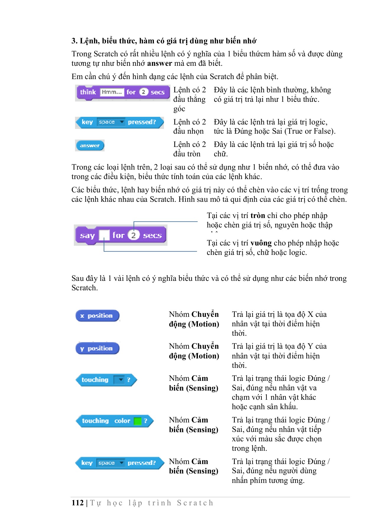 Tu hoc lap trinh Scratch - Phuong Lan - Page 112 | Flip PDF Online ...