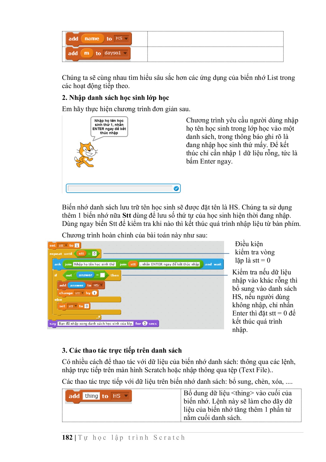 Tu hoc lap trinh Scratch - Phuong Lan - Page 182 | Flip PDF Online ...