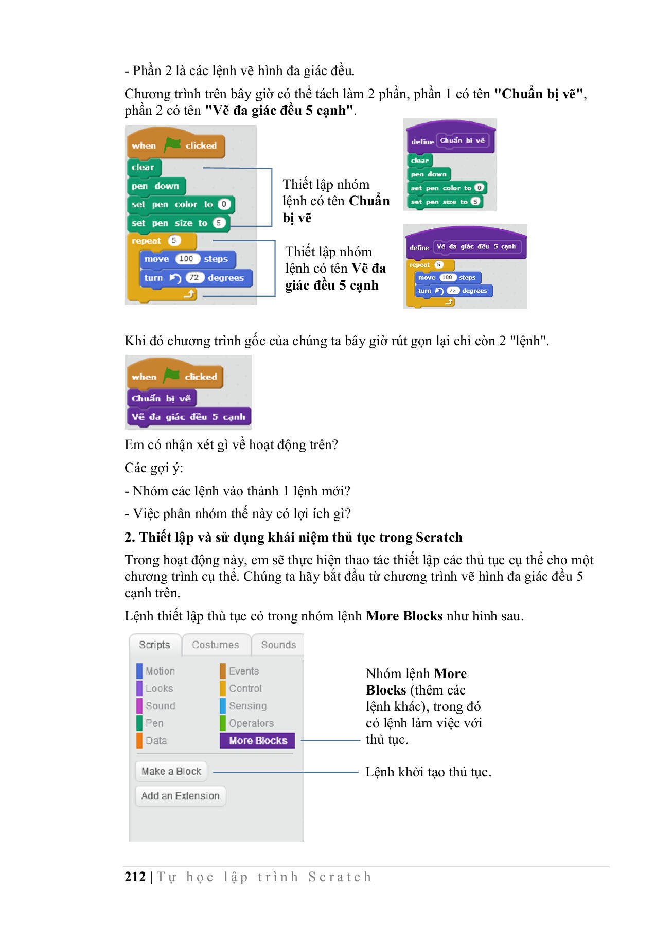 Tu hoc lap trinh Scratch - Phuong Lan - Page 212 | Flip PDF Online ...