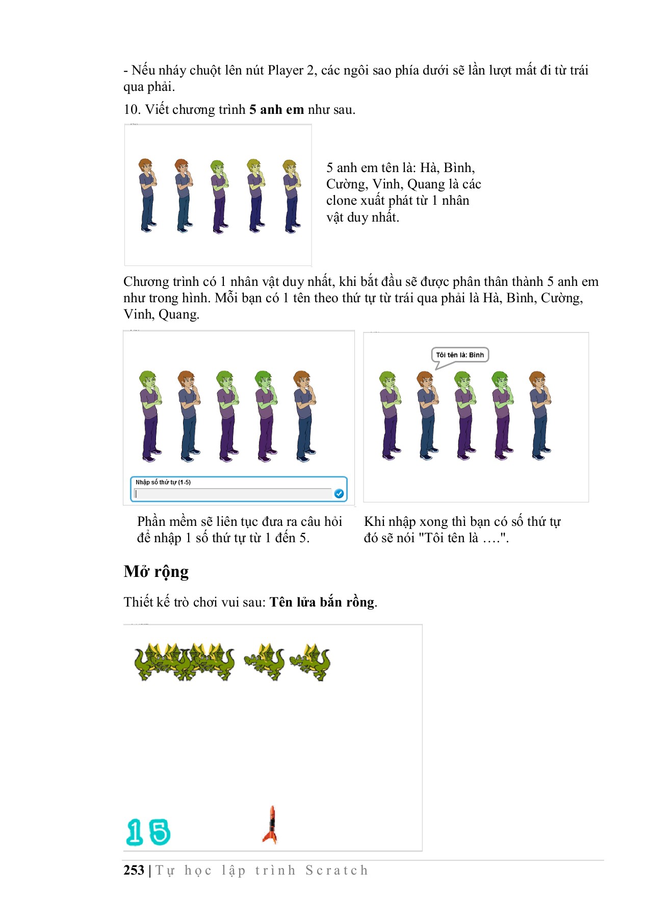 Tu hoc lap trinh Scratch - Phuong Lan - Page 253 | Flip PDF Online ...