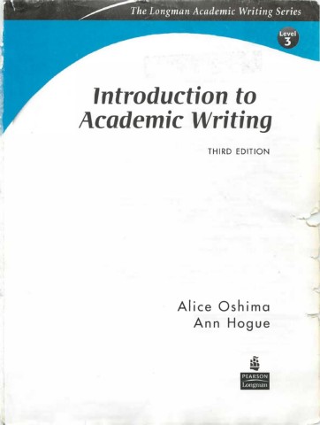 Introduction to Academic Writing - E-book Bang SAOTHONG Distric Public ...