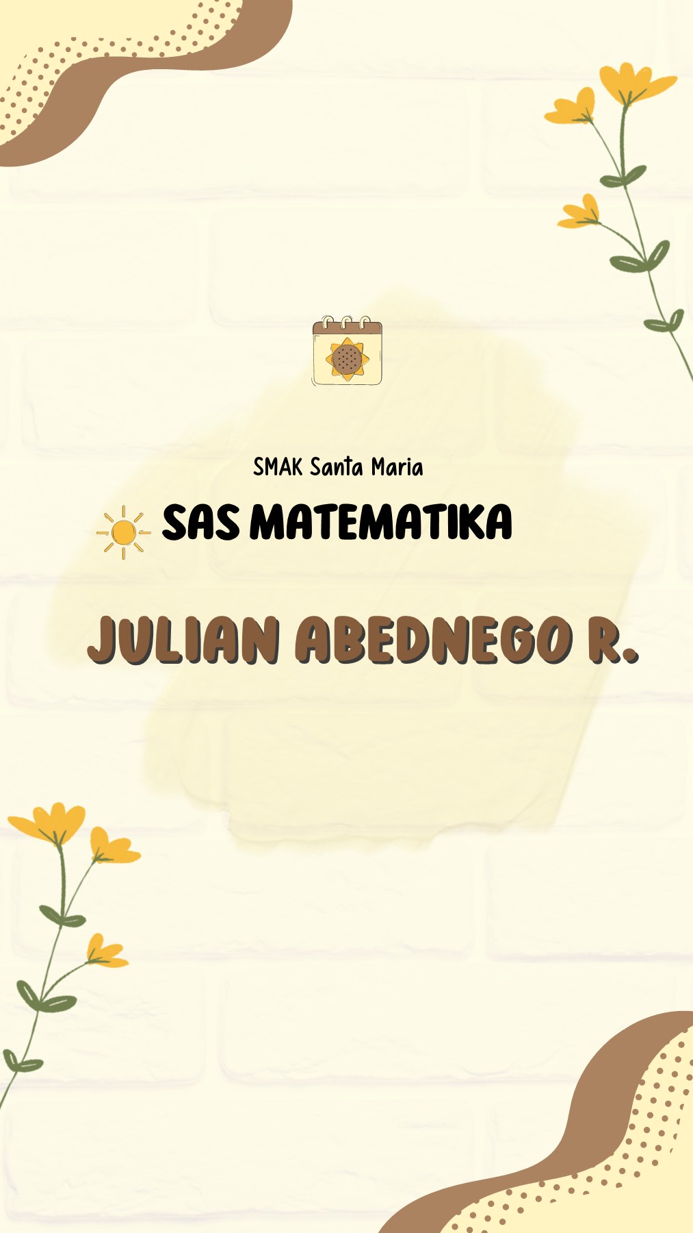SAS MATEMATIKA - Julian Abed - Halaman 1 - 5 | PDF Online | PubHTML5