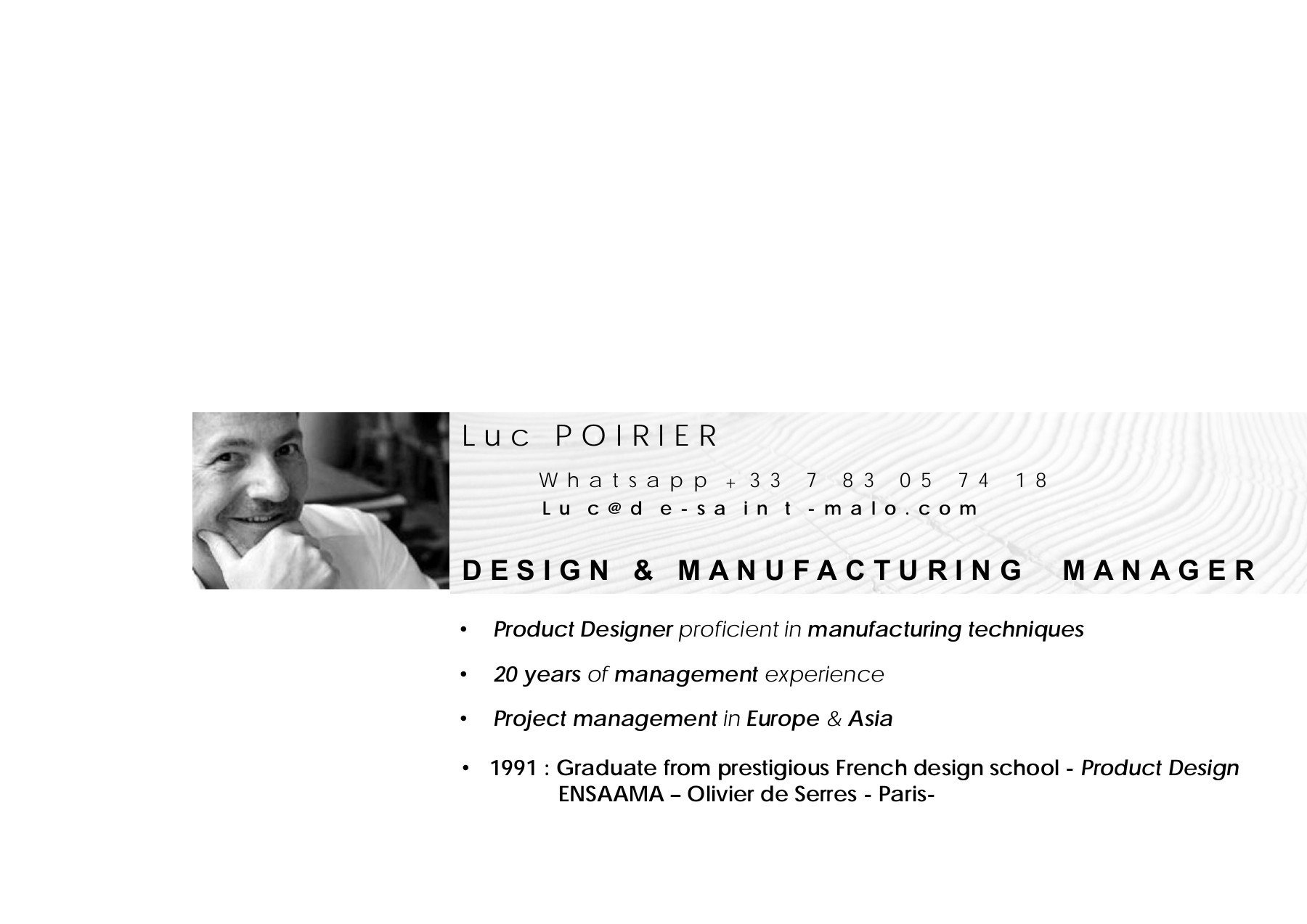 Luc Poirier - Product Designer - Luc de Saint Malo - Page 2 | Flip PDF ...