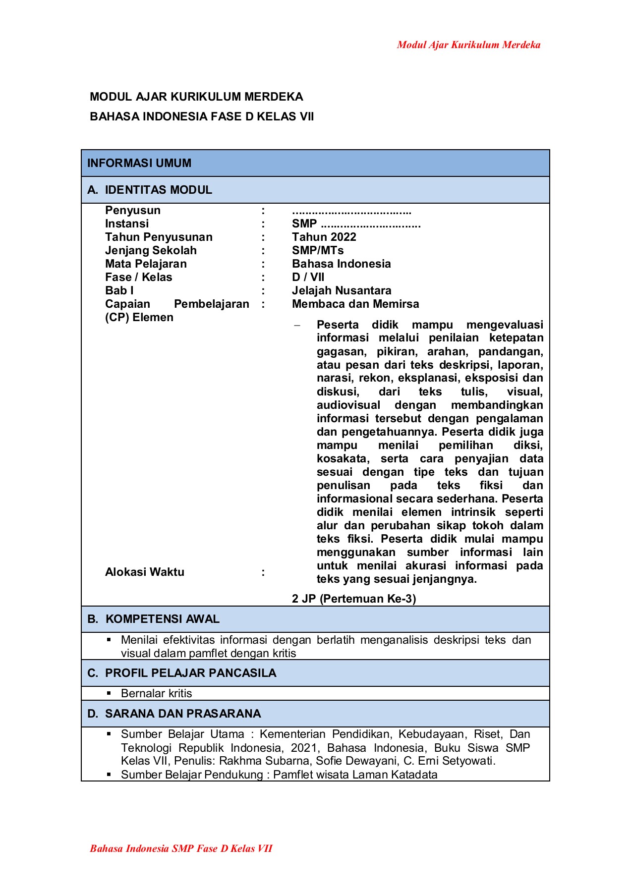 Modul Ajar BAB 1 - Alfiah Putri - Page 41 | Flip PDF Online | PubHTML5