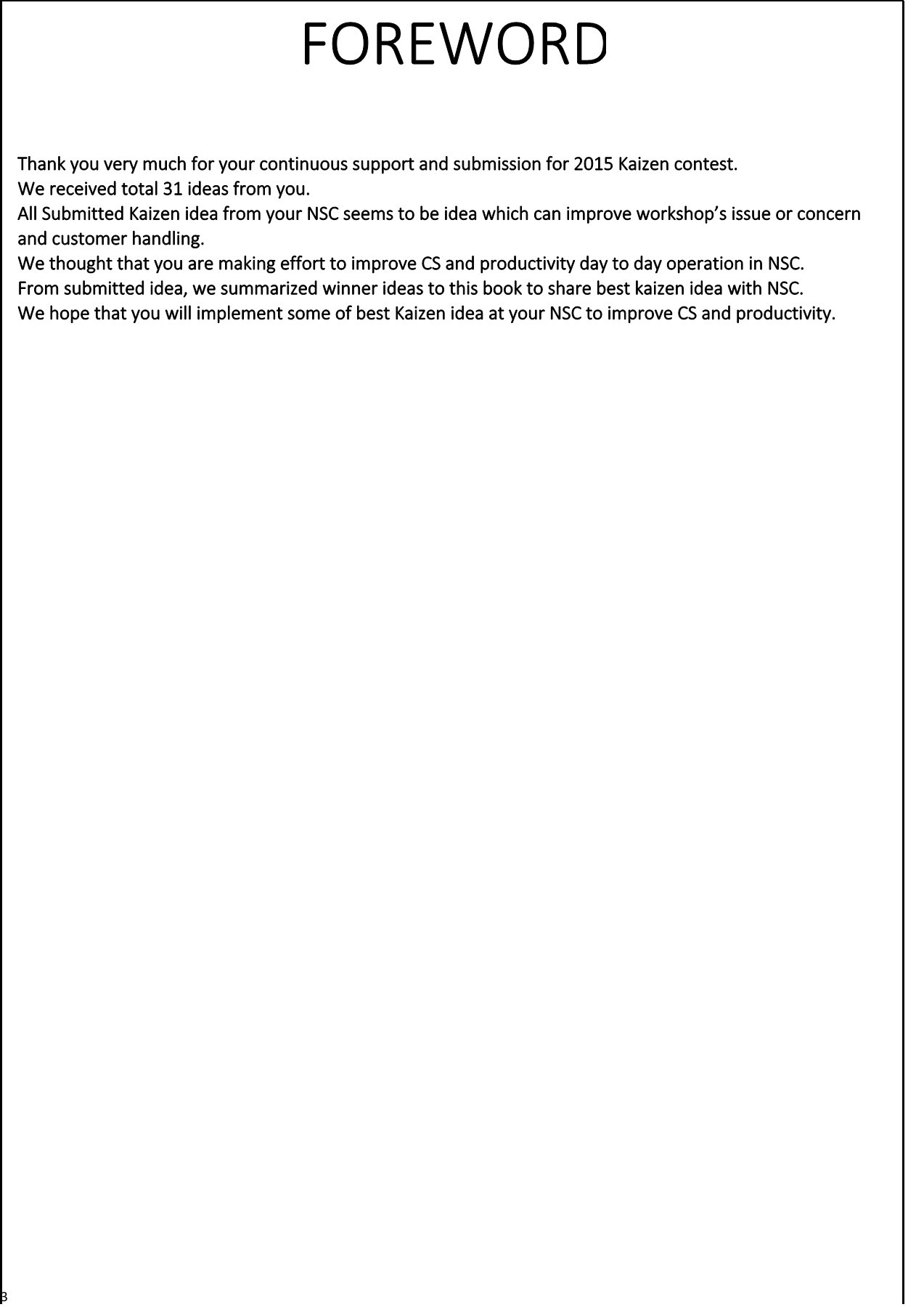 Kaizen Contest Book - ranjith.falgunan - Page 3 | Flip PDF Online ...