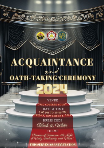 E-Invitation for 2024 CBPA Acquaintance Party and Oath Taking Ceremony