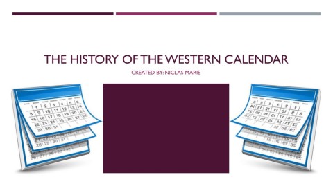 The History of the Western Calendar - Geraldine Lewis - Page 1 - 12 ...