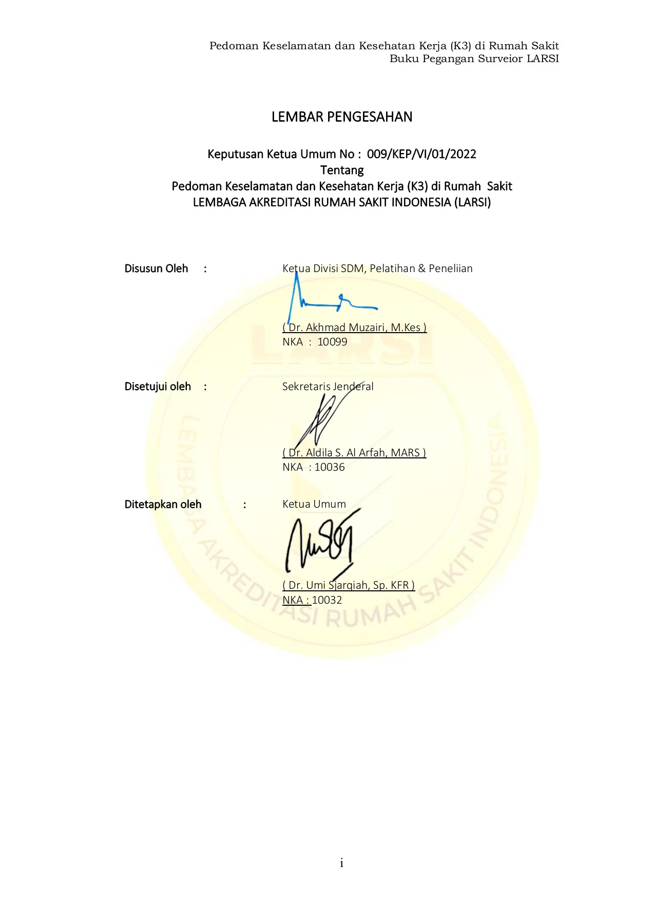 Pedoman K3 - larsi indonesia - Kaca 2 | PDF Online | PubHTML5