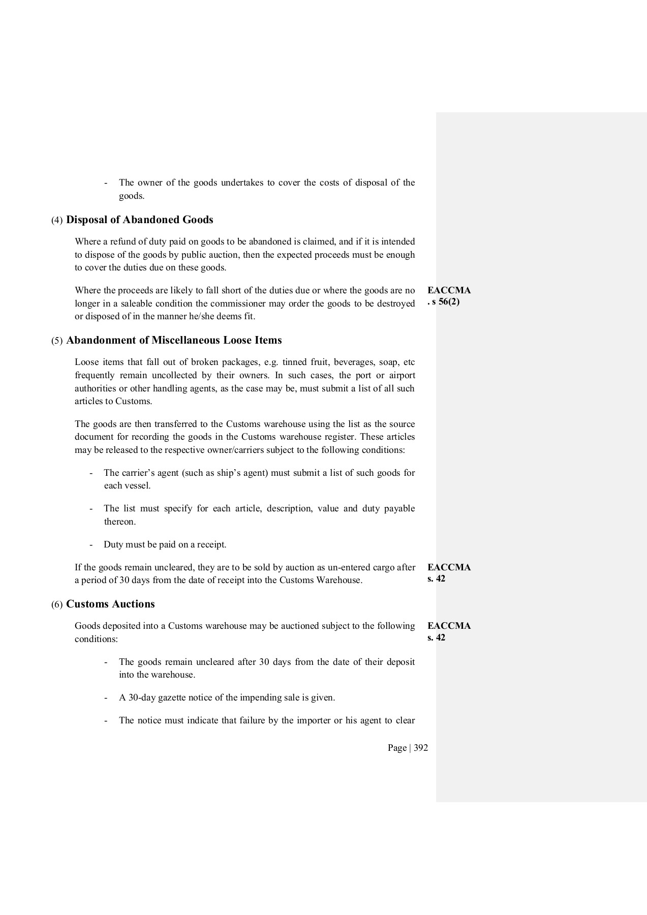 FINAL DRAFT PROCEDURE MANUAL - KAMPALA - Sessanga Jonathan - Page 392 ...