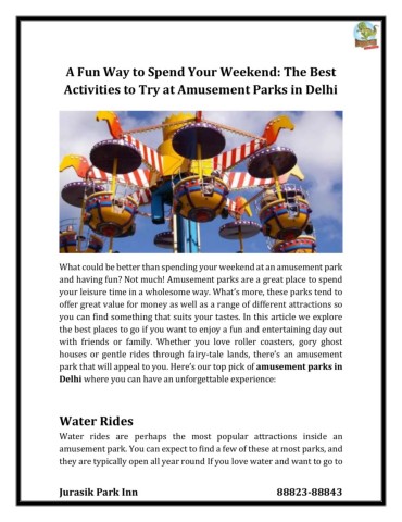 A Fun Way to Spend Your Weekend: The Best Activities to Try at ...