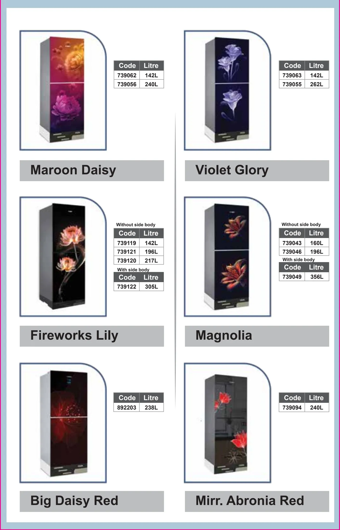 Vision Refrigerator Catalogue 2024