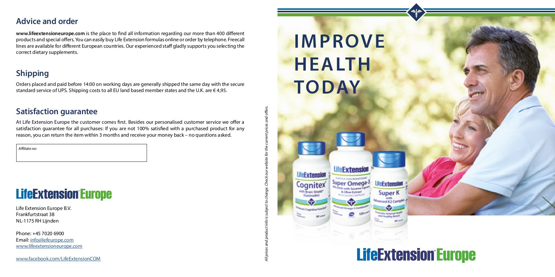 Life Extension Europe_Consumer Brochure - sebastian - Page 1 - 24 ...