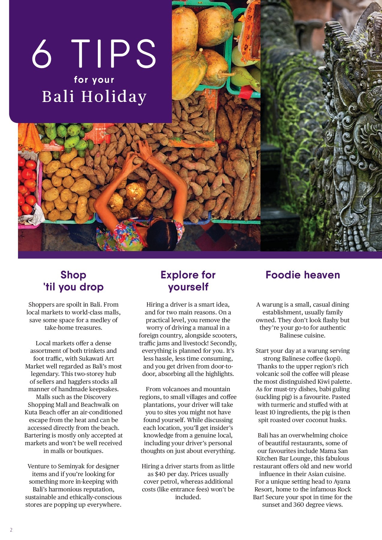 Bali Brochure 2017 - housetravel2017 - Page 6 | Flip PDF Online | PubHTML5