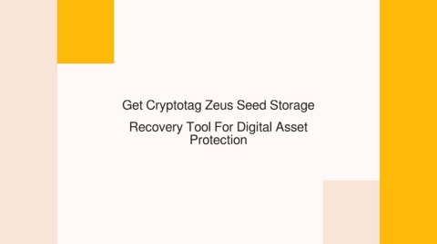 Get Cryptotag Zeus Seed Storage Recovery Tool For Digital Asset Protection