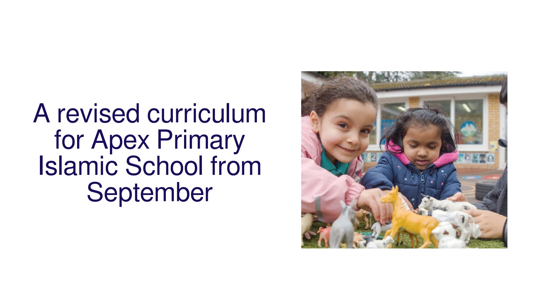 A revised curriculum for Apex Primary Islamic School from September ...