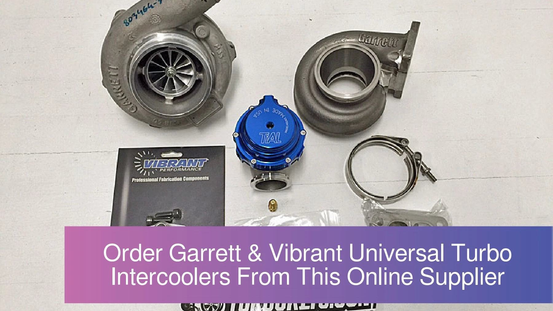 Order Garrett & Vibrant Universal Turbo Intercoolers From This Online ...