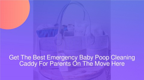 Get The Best Emergency Baby Poop Cleaning Caddy For Parents On The Move ...
