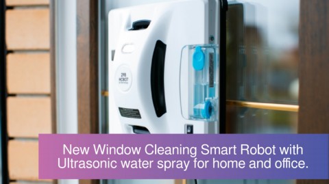 New Window Cleaning Smart Robot with Ultrasonic water spray for home ...