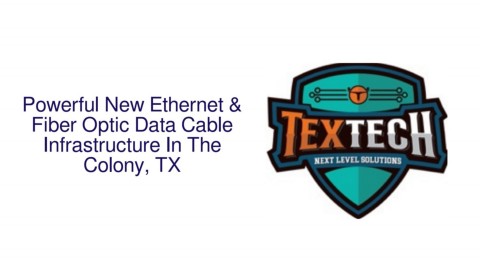 Powerful New Ethernet & Fiber Optic Data Cable Infrastructure In The ...