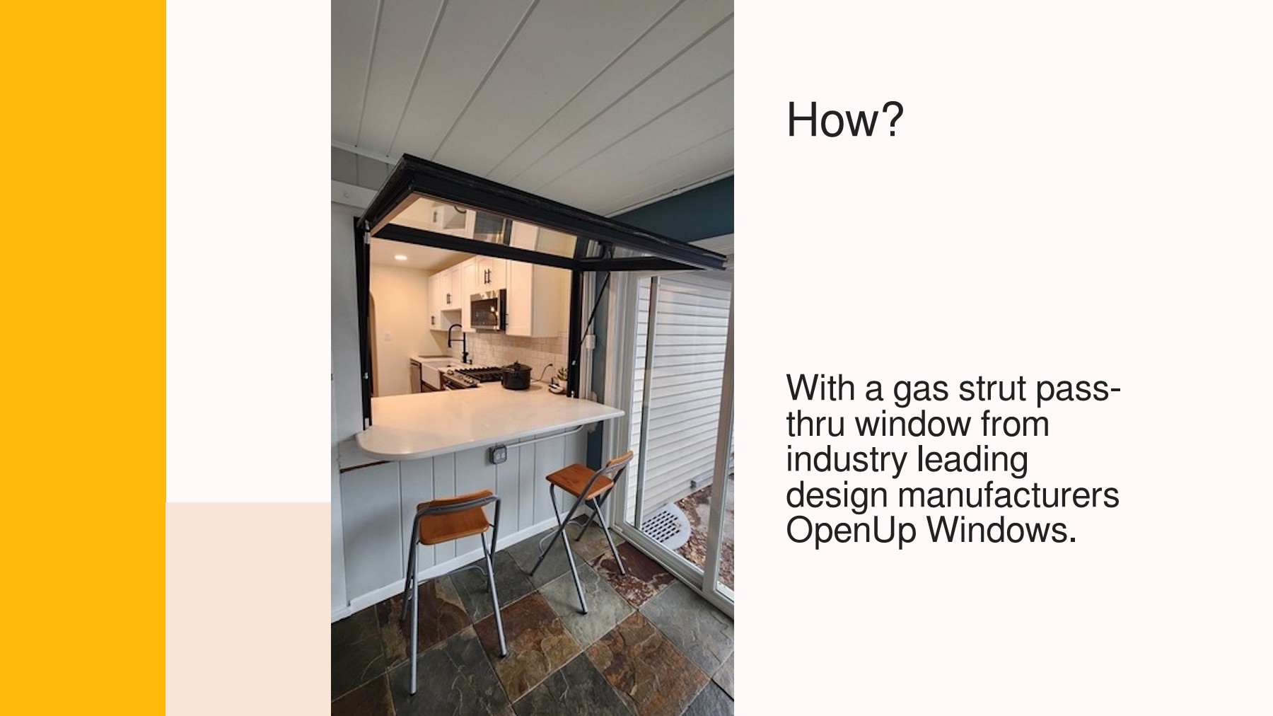 Get Extra Kitchen Space With A Durable, Easy-To-Install Sill-Less Pass ...