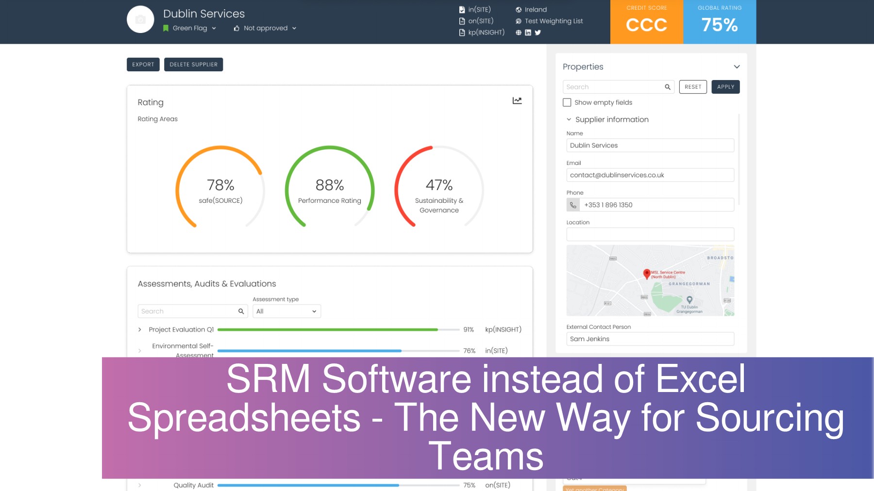 SRM Software instead of Excel Spreadsheets - The New Way for Sourcing ...