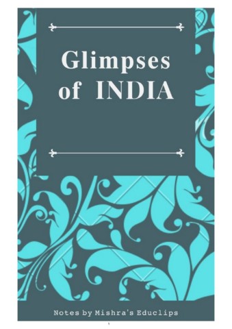 Glimpses of India notes