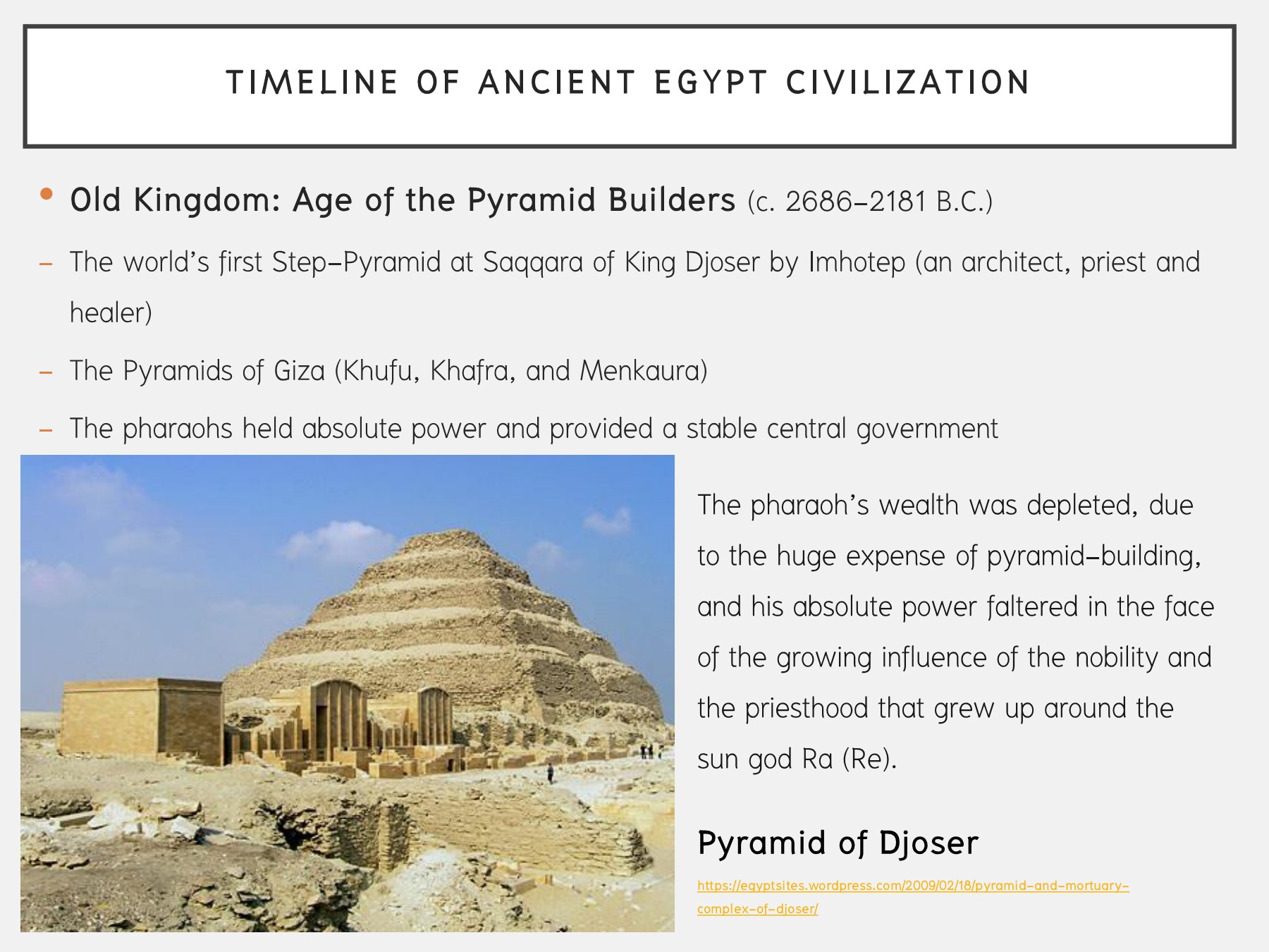 Ancient Egypt Civilization อารยธรรมอียิปต์โบราณ - ห้องสมุดประชาชน ...