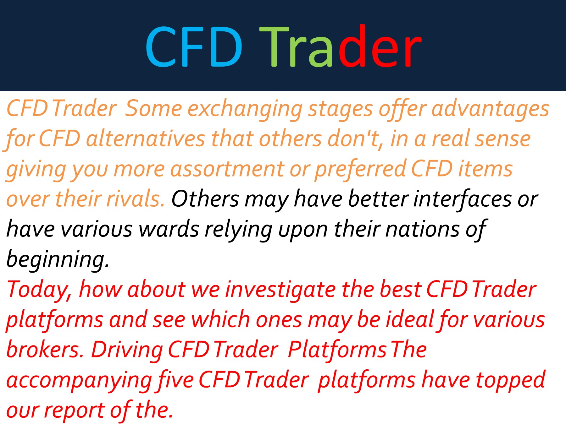 CFD Trader - CFD Trader - Page 1 - 5 | Flip PDF Online | PubHTML5