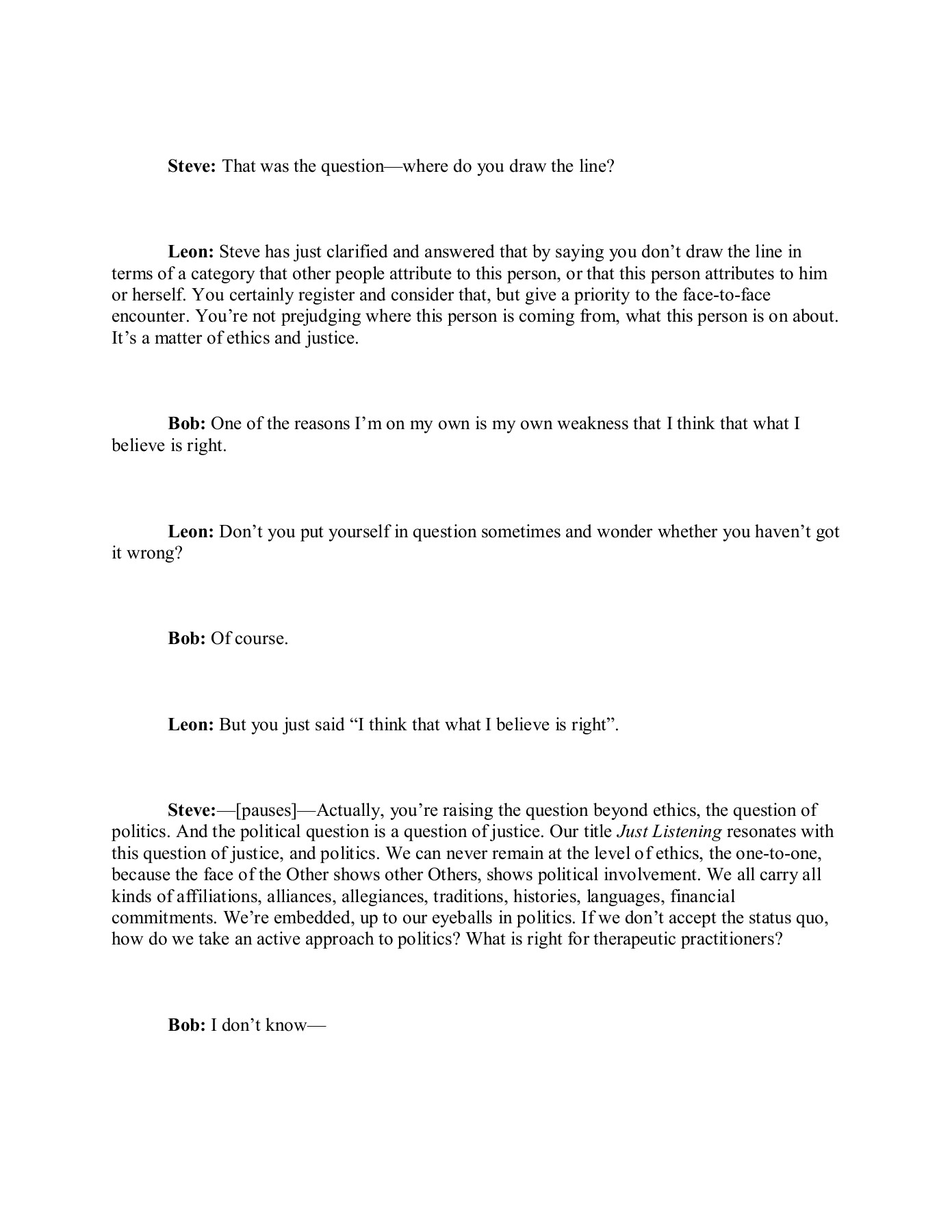 Leon Redler - Steven Gans- Just-Listening-Ethics-and-Therapy ...