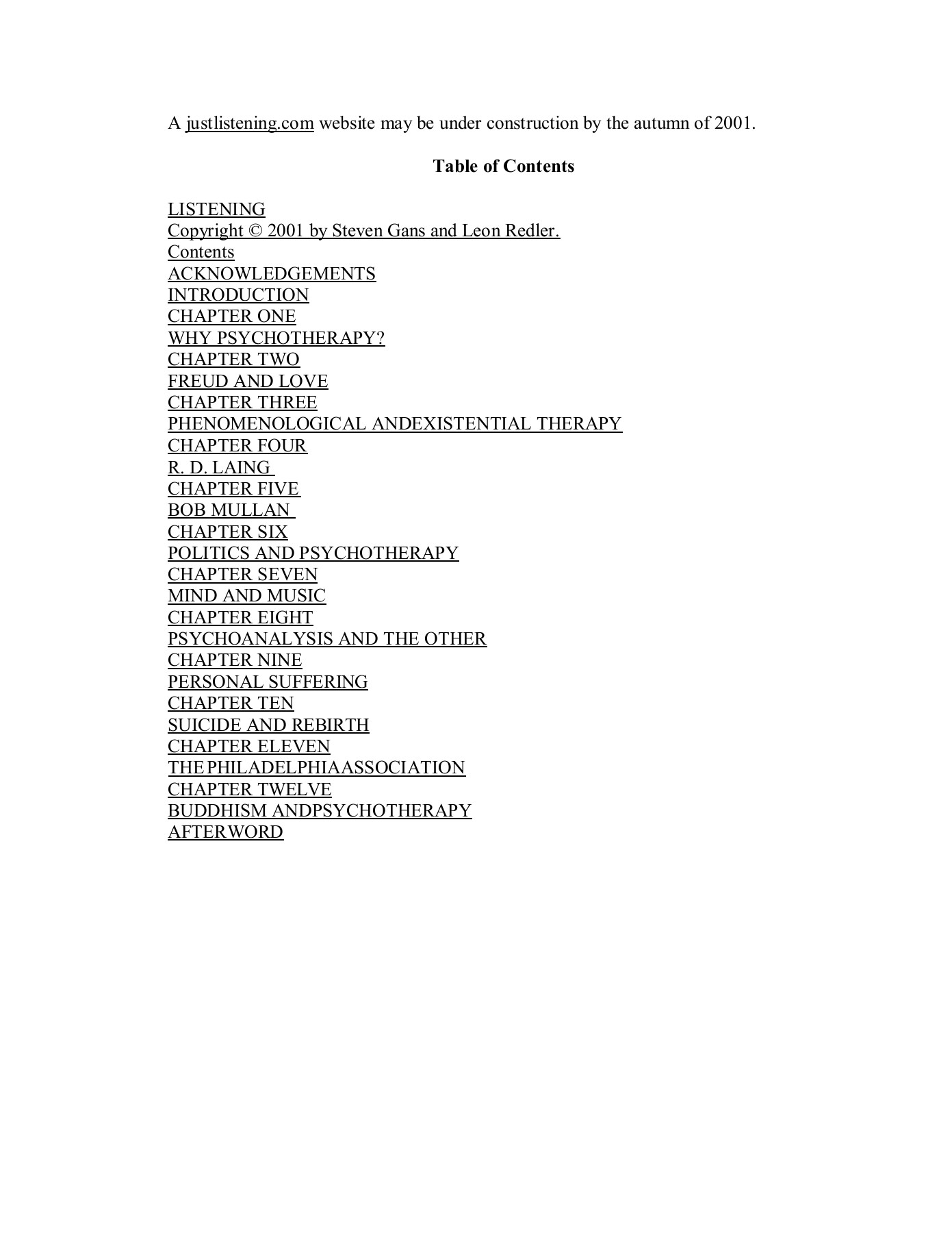 Leon Redler - Steven Gans- Just-Listening-Ethics-and-Therapy ...