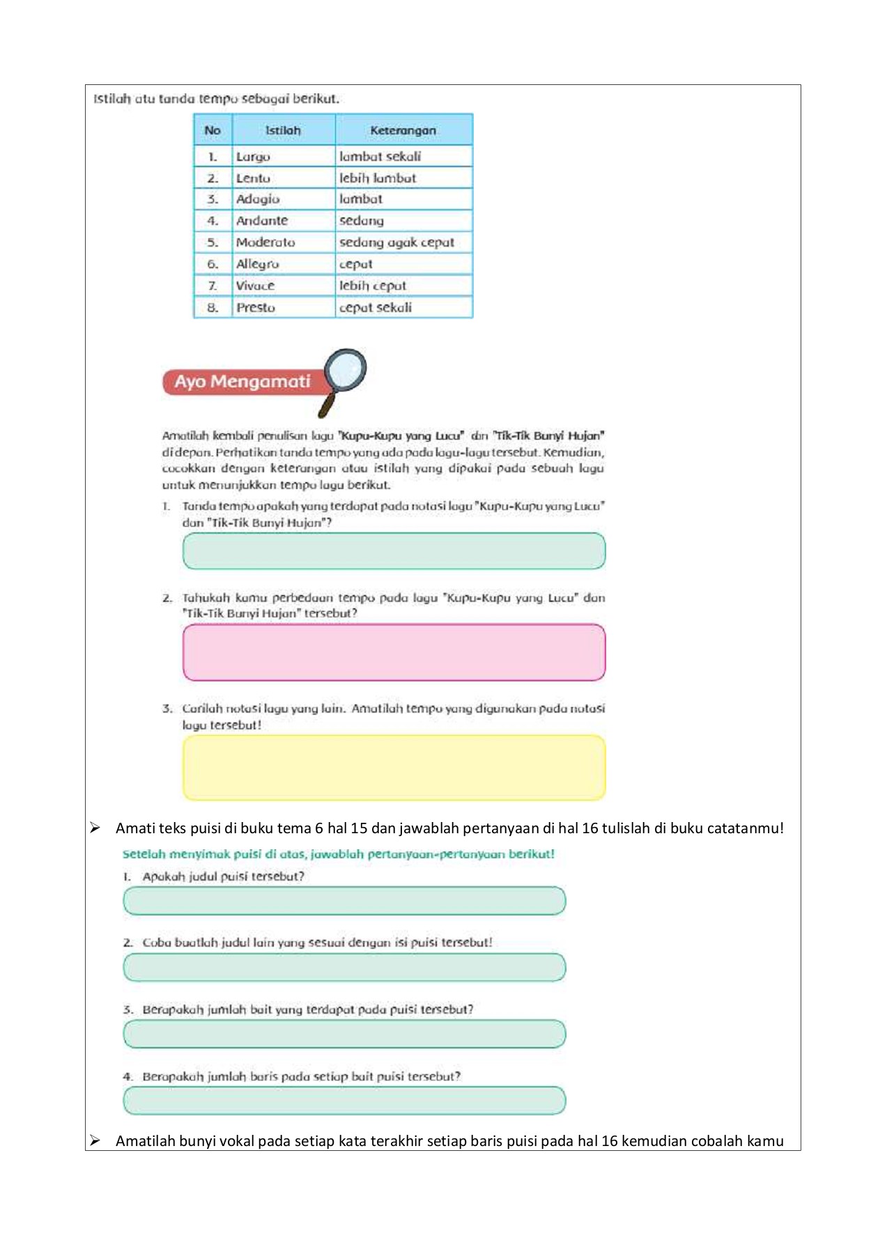MODUL TEMA 6 KELAS 4 - snurleli35 - Muka Surat 25 | Membalik PDF Dalam talian | PubHTML5