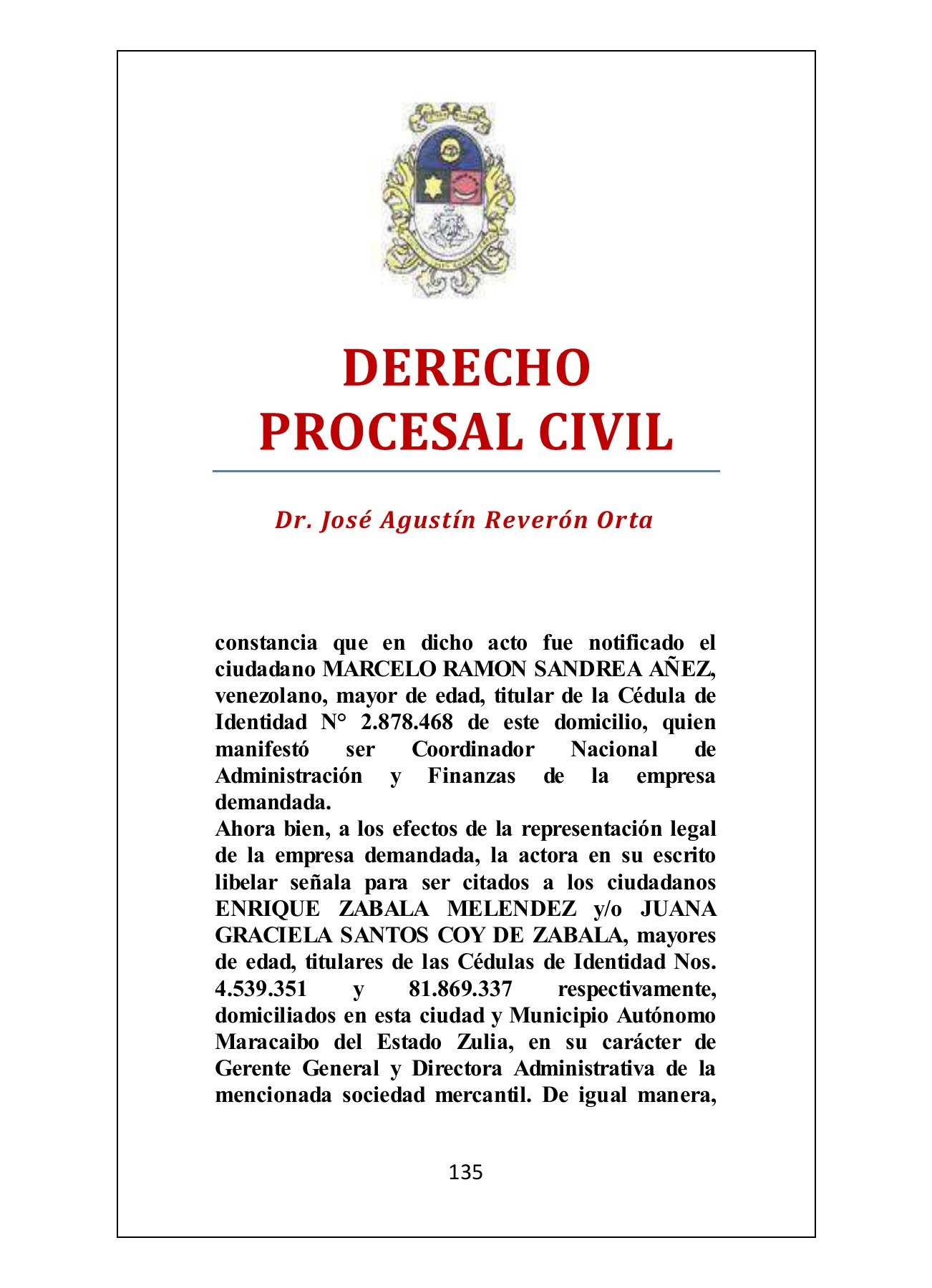 Procedimiento Ordinario Civil - reveron.jose - Página 135 | Flip PDF en ...