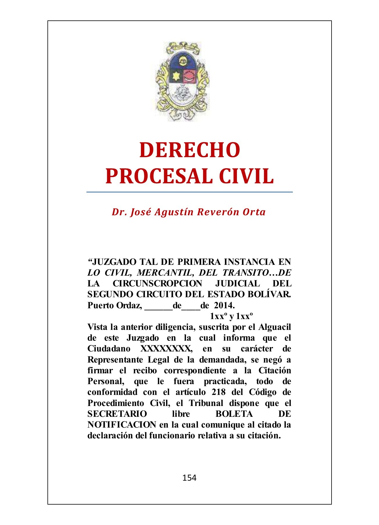 Procedimiento Ordinario Civil - reveron.jose - Página 154 | Flip PDF en ...