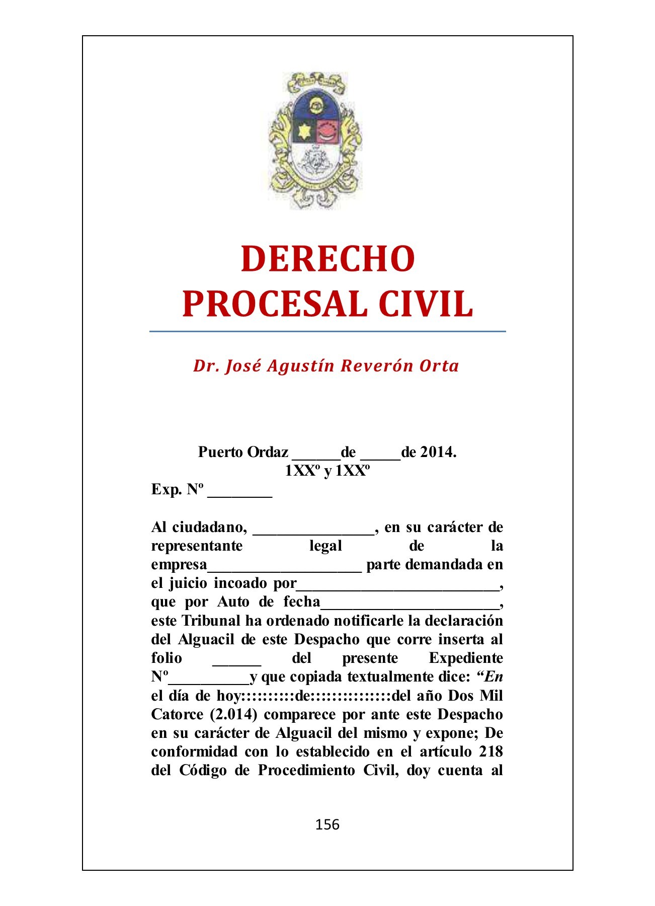 Procedimiento Ordinario Civil - reveron.jose - Página 156 | Flip PDF en ...