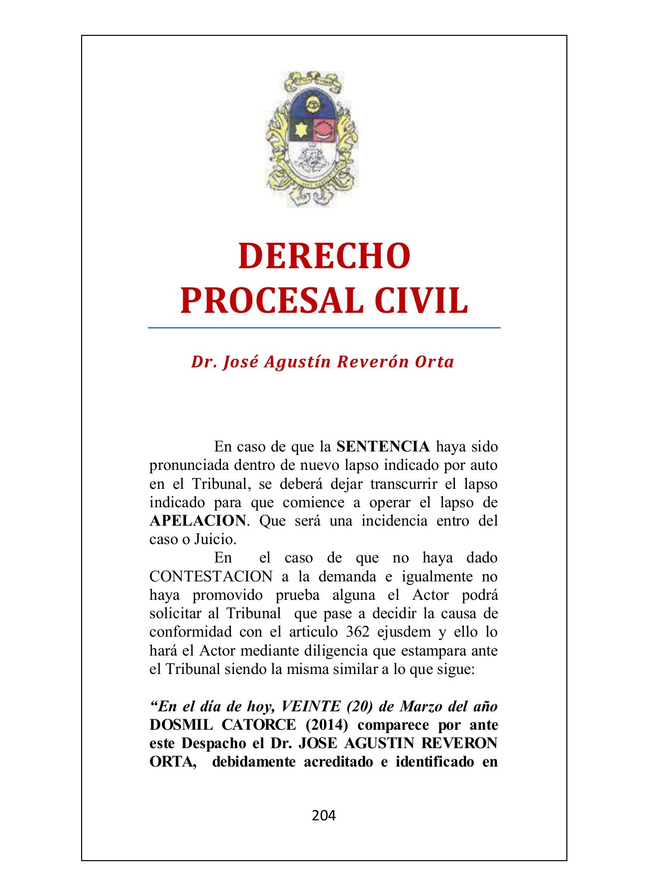 Procedimiento Ordinario Civil - reveron.jose - Página 204 | Flip PDF en ...